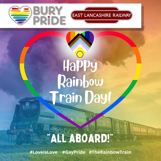 Bury Pride Rainbow Train … Banned Books … Rosh Hashanah – Out in the City