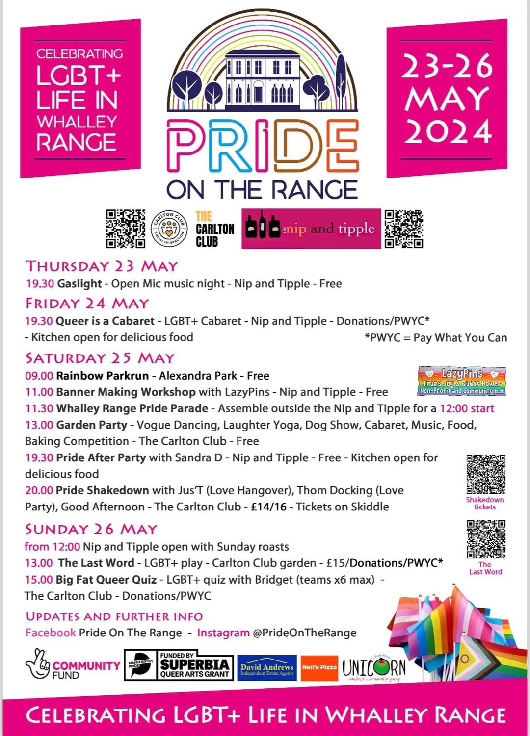Bridgewater Hall Community Day … Frankie Goes to Bollywood … Pride on ...
