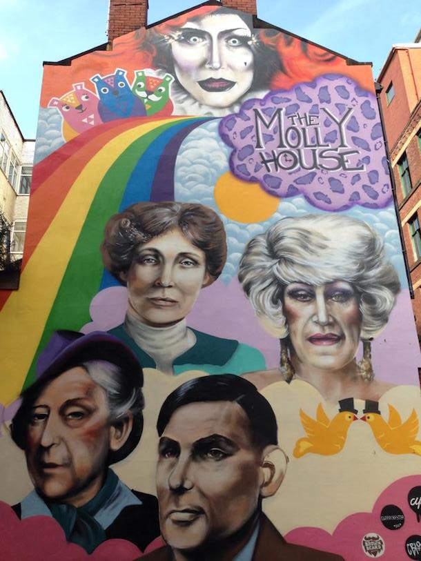 Magnificent Mural on the Molly House … The Belles of St Trinian’s ...