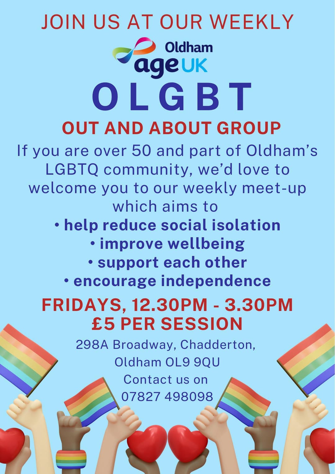 Bridgewater Hall … Celebrate Bisexuality Day … Research … Oldham’s “Out ...